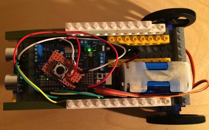 A Lego robot car with Arduino and servo motors – Thingsmatic